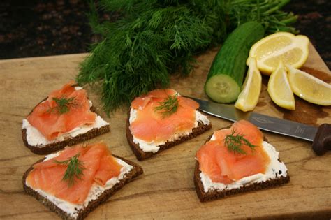 Julia S Cookbook Smoked Salmon Smorrebrod