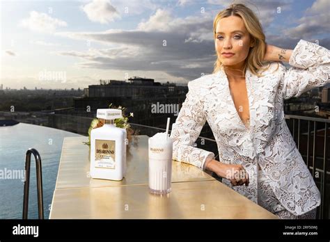 Editorial Use Only Laura Whitmore Attends The Disaronno Velvet Batida