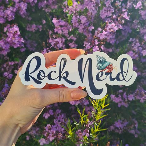 Rock Nerd Sticker Refraction Gems
