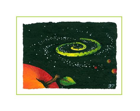 Apple Universe 5 Painting By Barbara Persch Fine Art America