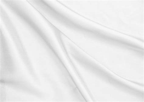 Smooth Elegant White Silk Fabric Or Satin Luxury Cloth Texture For