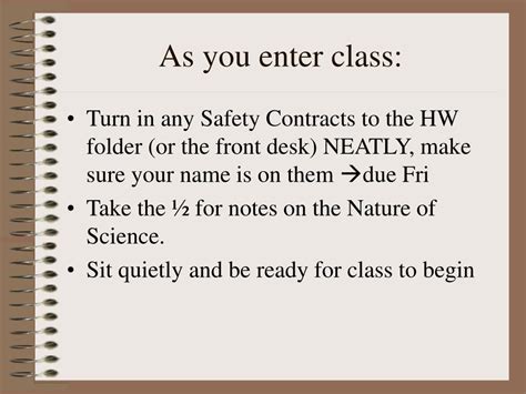 Ppt As You Enter Class Powerpoint Presentation Free Download Id6590046