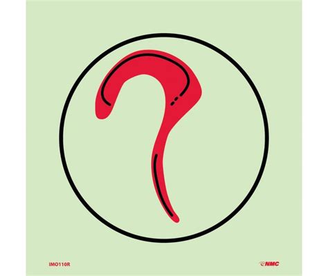 Imo Symbol Smoke Detector 6x6 Glow Rigid Laminated Imo110r