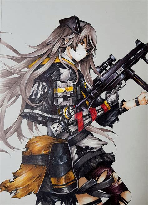 Ump45 And Ump45 Girls Frontline Drawn By Rabe26k Danbooru