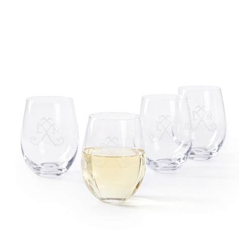 Stemless Wine Glasses Set Of 4 Mark And Graham