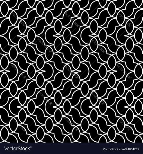 Design Seamless Monochrome Zigzag Pattern Vector Image