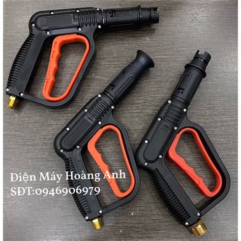 Súng xịt súng rửa xe áp lực cao mini cho máy xịt rửa áp lực cao đầu chỉnh tia Dienmayshop