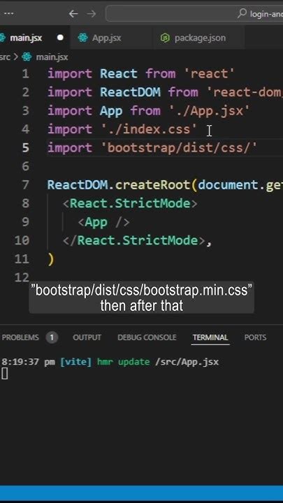 How To Install Bootstrap In React Js Reactjs Bootstrap Css Youtube