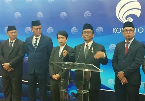 Deretan Pernyataan Mahfud MD Soal Korupsi BTS Kominfo Okezone Nasional