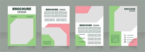 Tips For Gardeners Blank Brochure Design Set Printable Vertical Vector