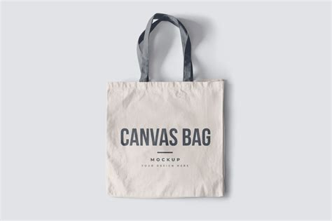 Free Canvas Tote Bag Mockup Psd Template For Stunning Design Showcases