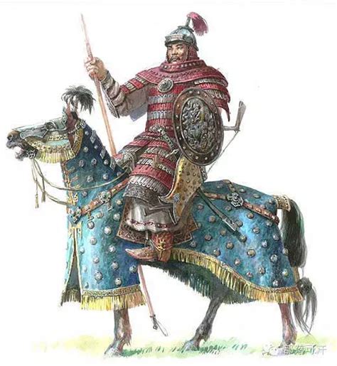 冷兵器时代的蒙古重骑兵与轻骑兵 草原元素 蒙古元素 Mongolia Elements