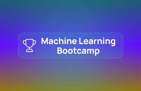 Machine Learning Bootcamp Data School