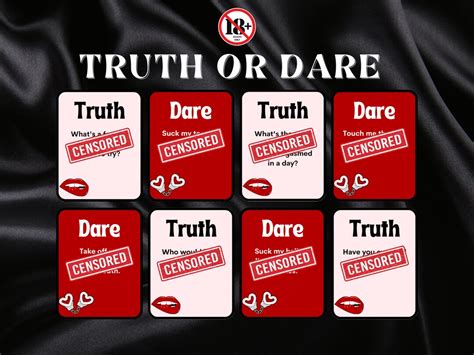 100 Kinky Truth Or Dare Cards Steamy Sex Game For Him Or Her Mature