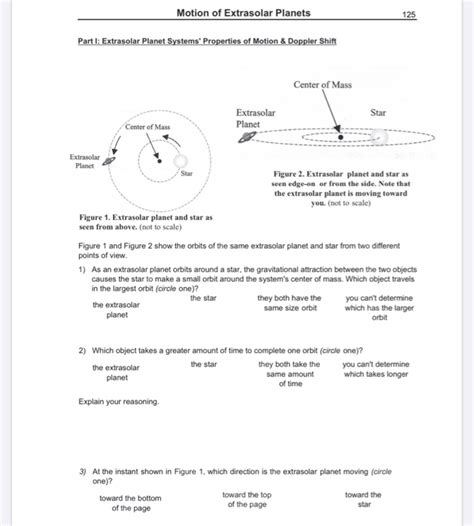 Solved Motion Of Extrasolar Planets 125 Part I Extrasolar