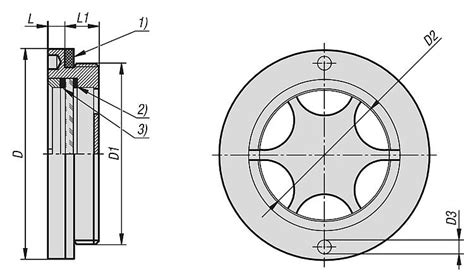 Kipp Oil Level Sight Glass Brass Round With Safety Glass