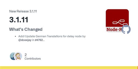 🎉 Node Red 3111 Released News Node Red Forum