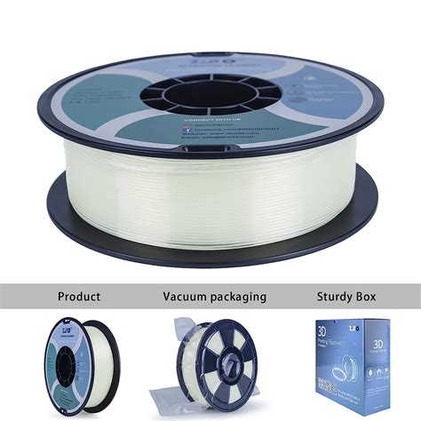 Review Ziro Pla Translucent Filament 1 75mm 3d Printer Filament Pla Pro