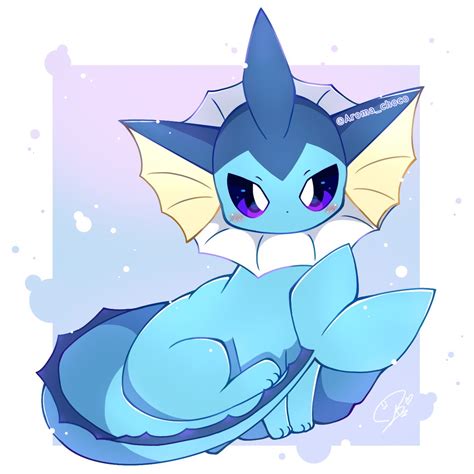 シャワーズ 「シャワーズ」アロマのイラスト