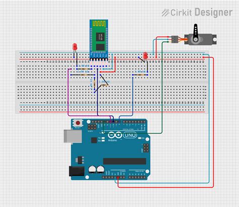 Arduino Uno Bluetooth Controlled Servo With Indicator Leds How To