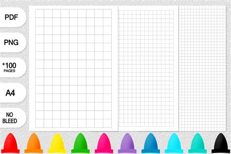 Maths Exercise Book 7mm 10mm Squares A4 Graphic By Abellapublishing
