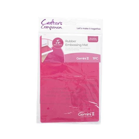 Gemini Ii Rubber Embossing Mat 9 X 6 Inches Hobbycraft