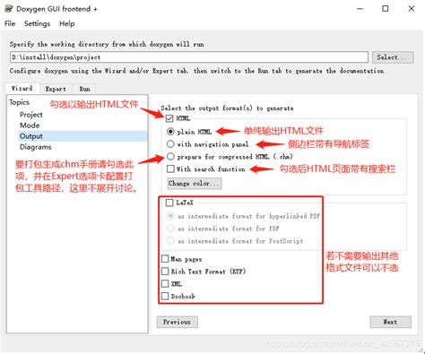 doxygen配置输出html文档 doxygen 生成的html 首页为啥是空的 csdn博客