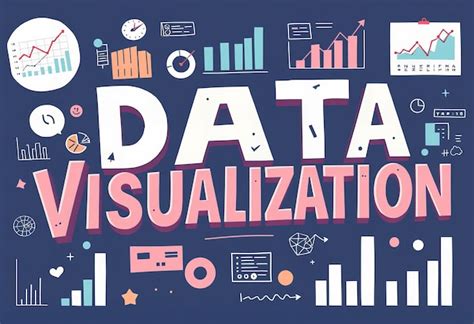 Picture Creative Lettering Data Visualization With Charts Graphs Premium Ai Generated Image