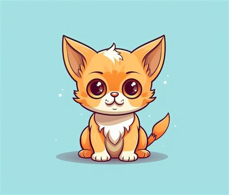 Premium AI Image Cute Cat Vector Illustration