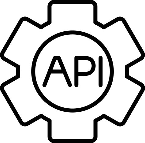 API Vector Line Icon Vector Art At Vecteezy