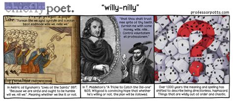 Willy Nilly Professor Potts Aidan Potts