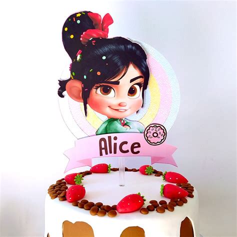 Vanellope Wreck It Ralph Cake Topper Etsy