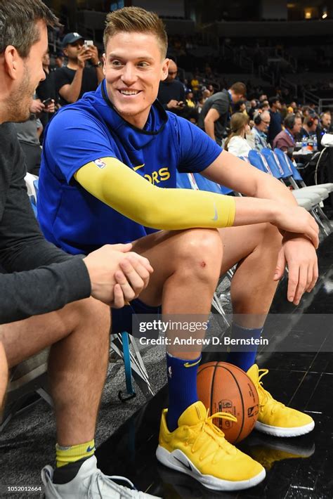 Jonas Jerebko Of The Golden State Warriors Smiles Before A Pre Season