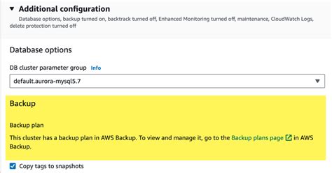 Streamlining Point In Time Recovery Pitr For Amazon Aurora With Aws Backup Aws Storage Blog