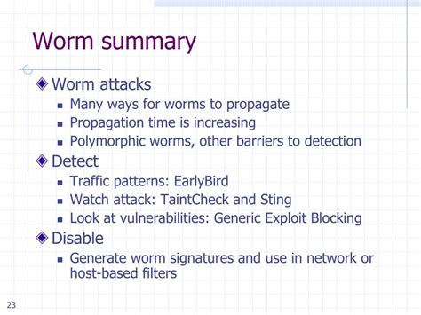 Ppt Network Worms And Bots Powerpoint Presentation Free Download