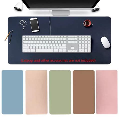 Mouse Pad แผ่นรองเม้าส์ แผ่นรองเมาส์ที่มีขนาดใหญ่แผ่นรองเมาส์หนัง Pu
