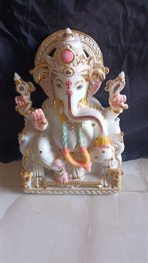 Marble Ganesha Moorti Statue Home At Rs In Jaipur ID