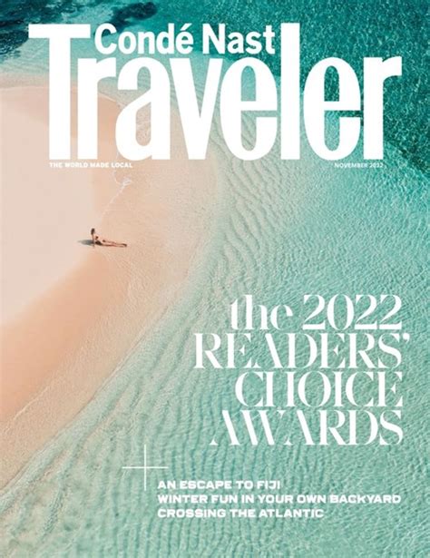 Conde Nast Traveler Magazine