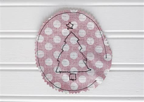 Oval Tree Christmas Ornament Tutorial Clover Violet