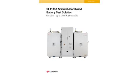 Scienlab Battery Test System Cell Level Keysight