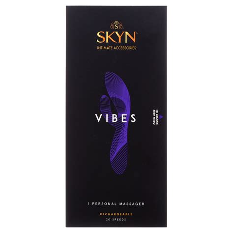 Skyn Vibes Personal Massager Vibrator 20 Speeds Purple