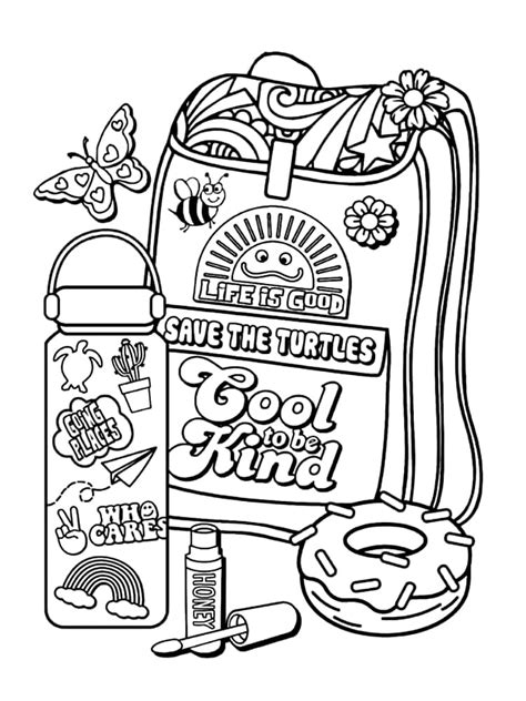 Aesthetics Coloring Pages Coloringlib