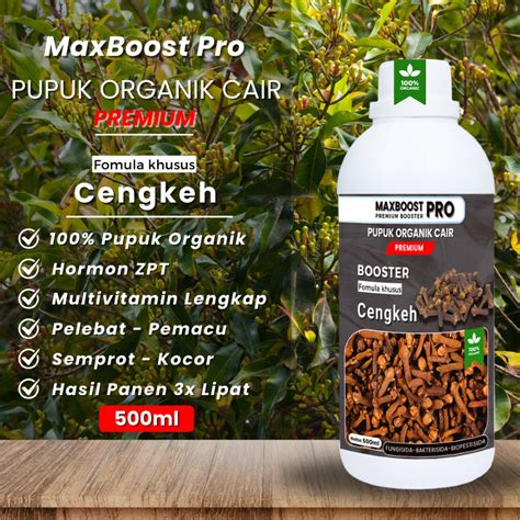 Jual Pupuk Booster Cengkeh POC MAXBOOST CENGKEH Melebatkan Secara