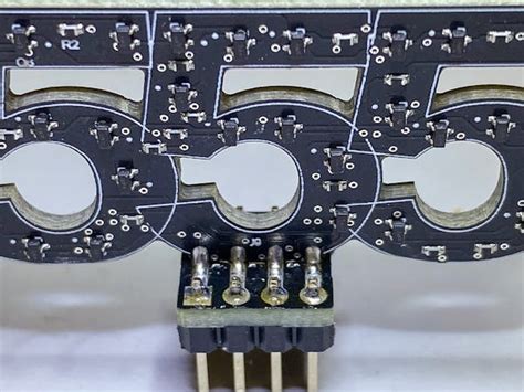 Stylized Discrete 555 Timer Pcb Plugs Into A Dip 8 Socket