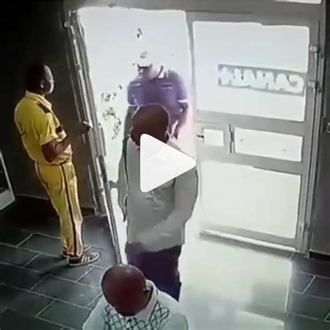 Armed But Handicapped Robbers Caught On Cctv Camera During A Bank Raid
