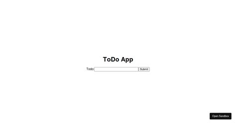 Reacthooks Todo App Local Storage Codesandbox