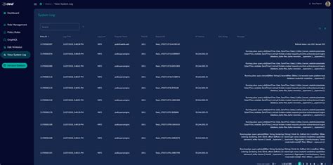 View System Logs Devii Docs