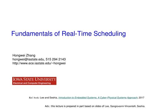 Ppt Fundamentals Of Real Time Scheduling Powerpoint Presentation Free Download Id8809149