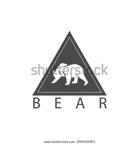 Bear Board Logo Design Vector Stock Vector Royalty Free 2000109803