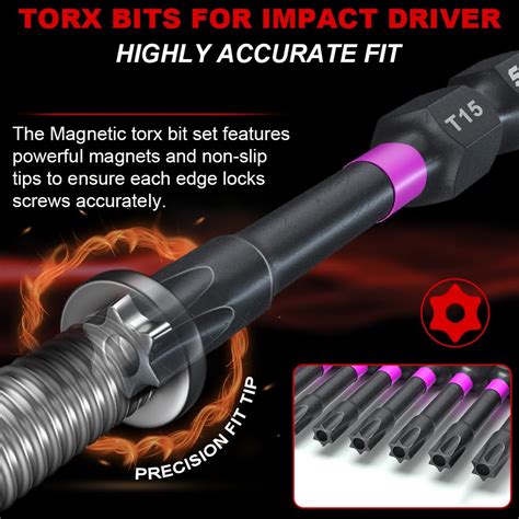 T15 Torx Bits For Impact Driver Susumu 25 Pieces T15 2
